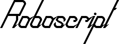 roboscript Regular font | Fonts2u.com