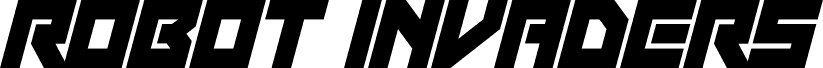 Robot Invaders Font