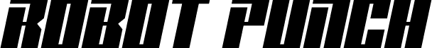 Robot Punch font | Fonts2u.com