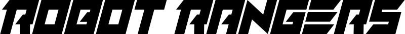 Robot Rangers font | Fonts2u.com