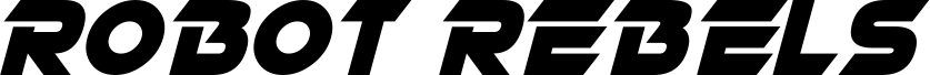 Robot Rebels font | Fonts2u.com