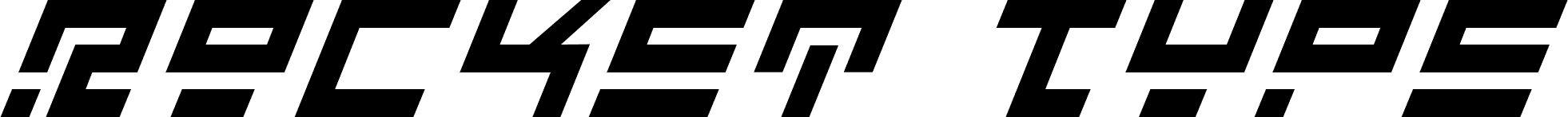 Rocket Type Bold Italic font | Fonts2u.com