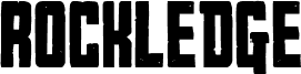 Rockledge font