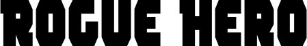 Rogue Hero font | Fonts2u.com