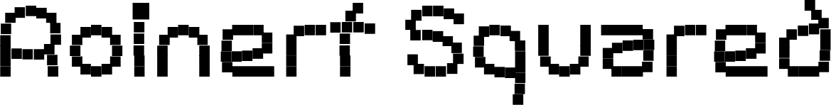 Roinert Squared font | Fonts2u.com