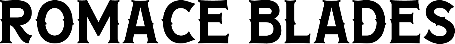 ROMACE BLADES font