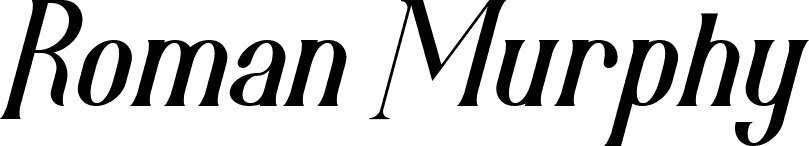 Roman Murphy Demo Italic font | Fonts2u.com