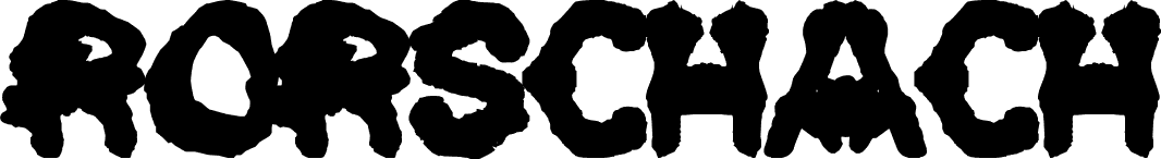 Rorschach font | Fonts2u.com