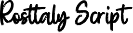 RosttalyScript-Italic font | Fonts2u.com
