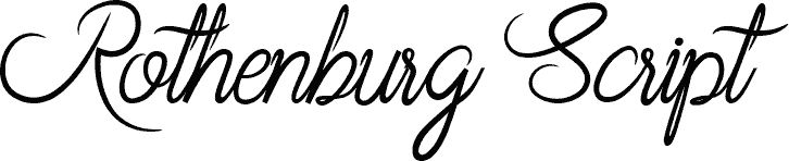 Rothenburg Script font