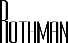Rothman Plain font