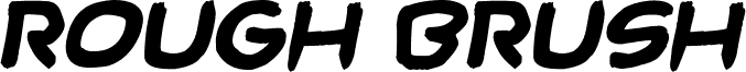 Rough Brush font | Fonts2u.com