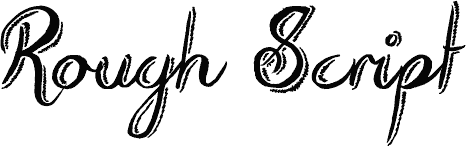 Rough Script font | Fonts2u.com