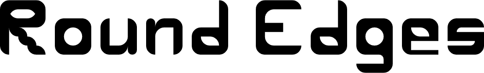 Round Edges Regular font