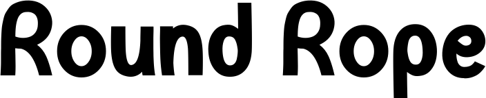 Round Rope font | Fonts2u.com