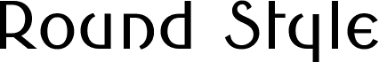 Round Style Basic font | Fonts2u.com
