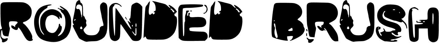 RoundedBrush font | Fonts2u.com