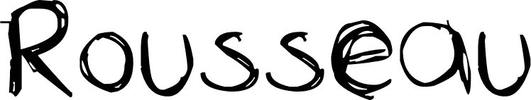 Rousseau font