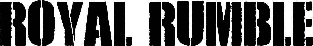 Royal Rumble font