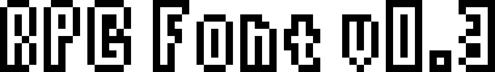 RPG Font v0.3 Regular font | Fonts2u.com