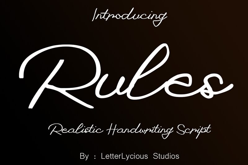 Rules font | Fonts2u.com