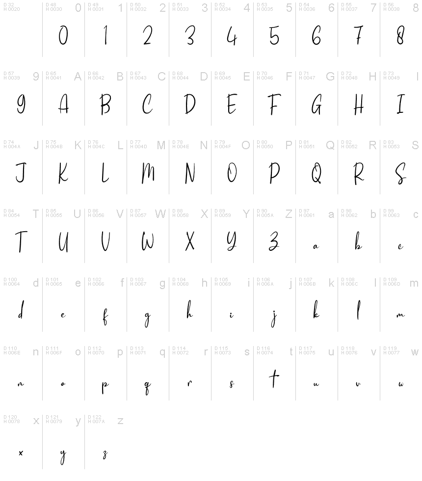 Ruth Signature Personal Use font