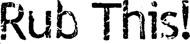 Rub This! Transfer Sheet font | Fonts2u.com