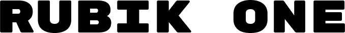 Rubik One Regular font | Fonts2u.com