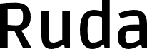 Ruda Black font | Fonts2u.com