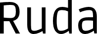Ruda Black font | Fonts2u.com