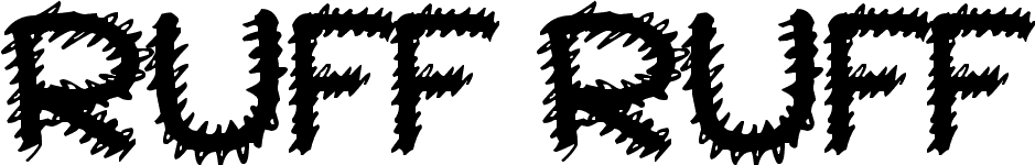 Ruff Ruff font