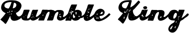 Rumble King font | Fonts2u.com