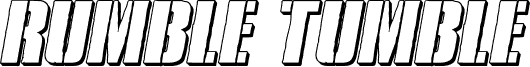 Rumble Tumble Condensed font | Fonts2u.com
