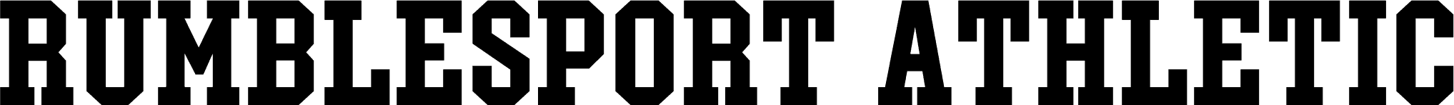RumblesportAthleticCaps-Bold font