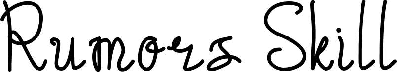 Rumors Skill font