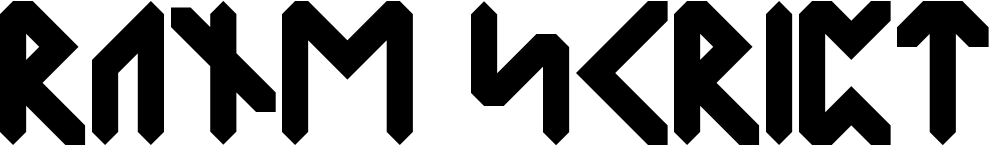 rune script Regular font | Fonts2u.com