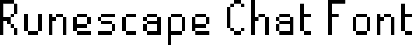 Runescape Chat Font Regular font | Fonts2u.com