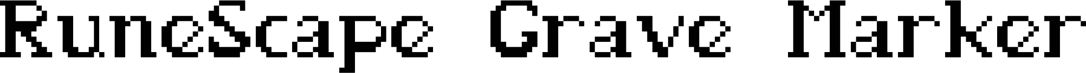 RuneScape Grave Marker Regular font | Fonts2u.com
