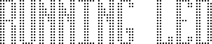 RUNNING LED font | Fonts2u.com