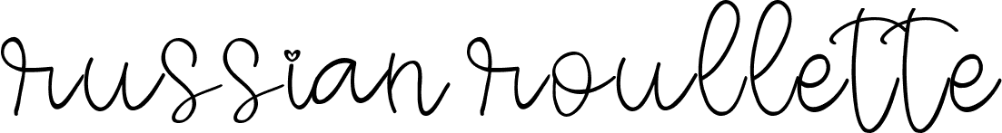 russian roullette font