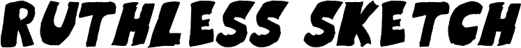 Ruthless Sketch font | Fonts2u.com