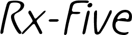 Rx-FiveZero font