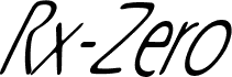 Rx-ZeroFive font | Fonts2u.com