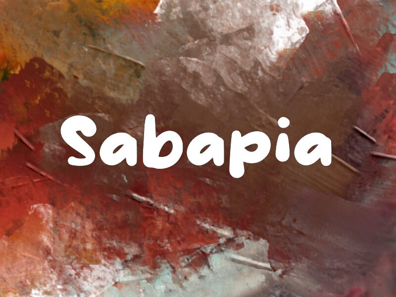 Sabapia font