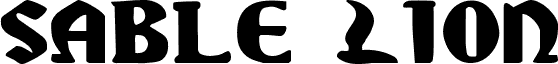 Sable Lion font | Fonts2u.com