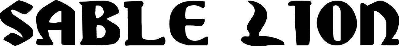 Sable Lion Expanded font