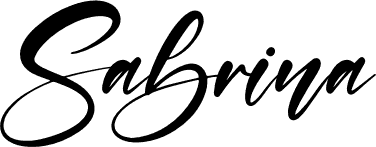 Sabrina font