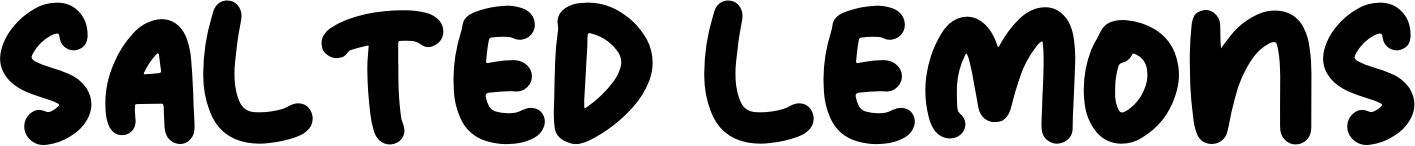 SALTED LEMONS font | Fonts2u.com