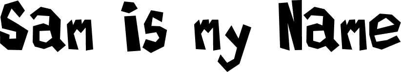 Sam is my Name font | Fonts2u.com