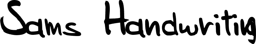 Sams Handwriting font | Fonts2u.com